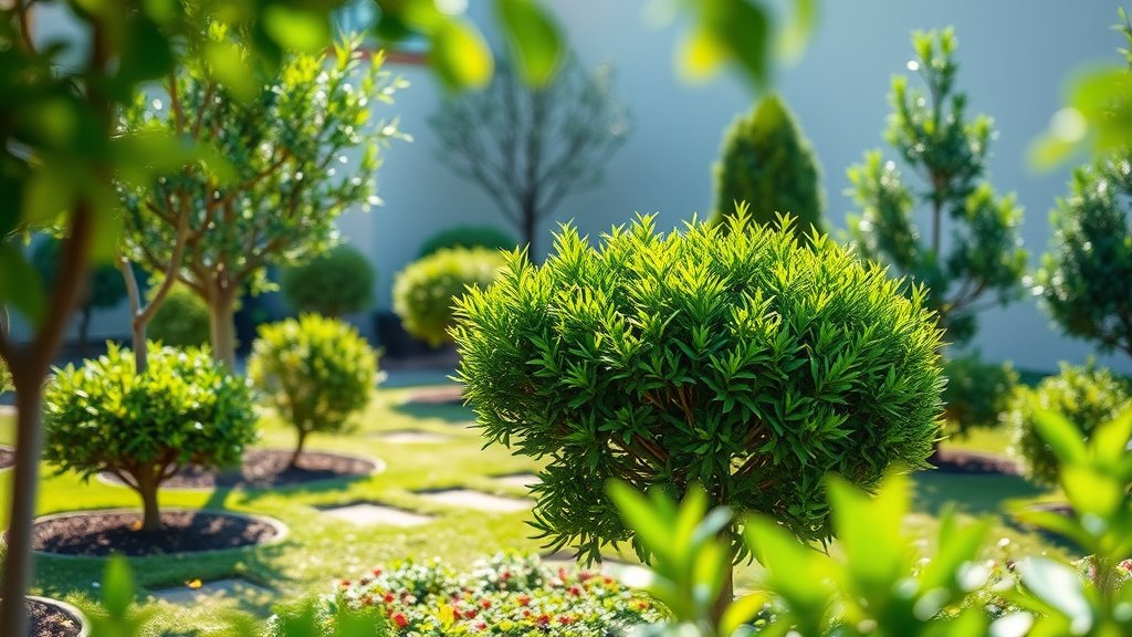Groene accenten en compacte bomen: tips voor een levendige tuin ...